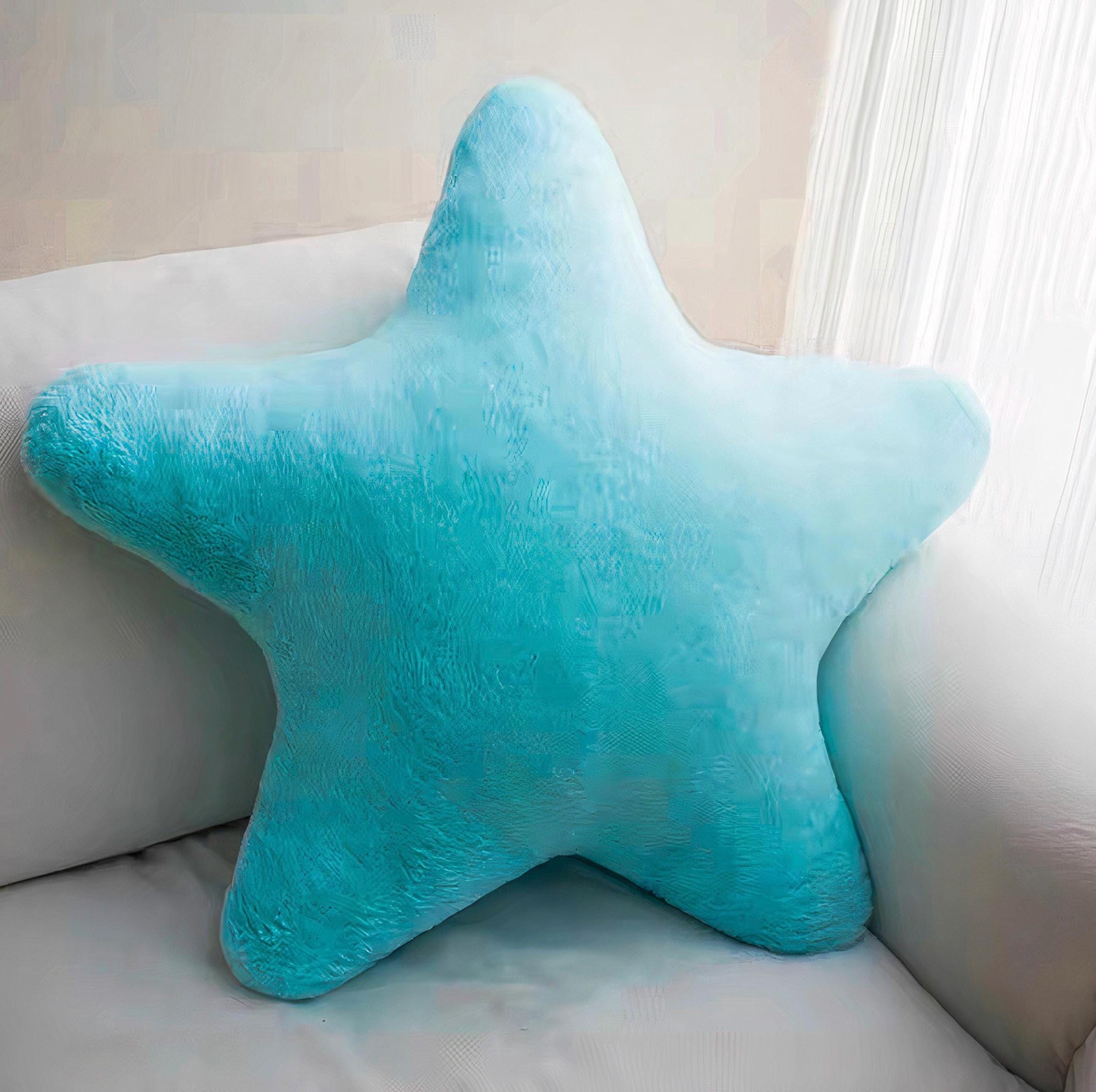Star Shaped Fluffy Pillow Star Pillows Star Plushy Seat Cushions Room ...