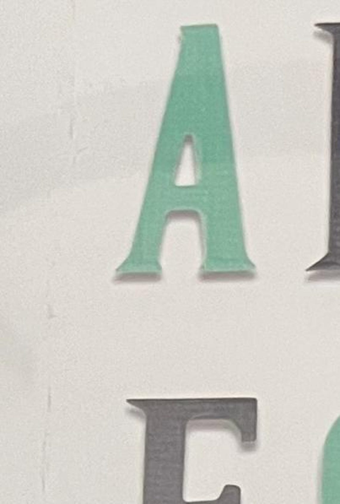 Wool Upper Case Letters You Choose Color and Letter 1 1/4 Inch Crafts ...