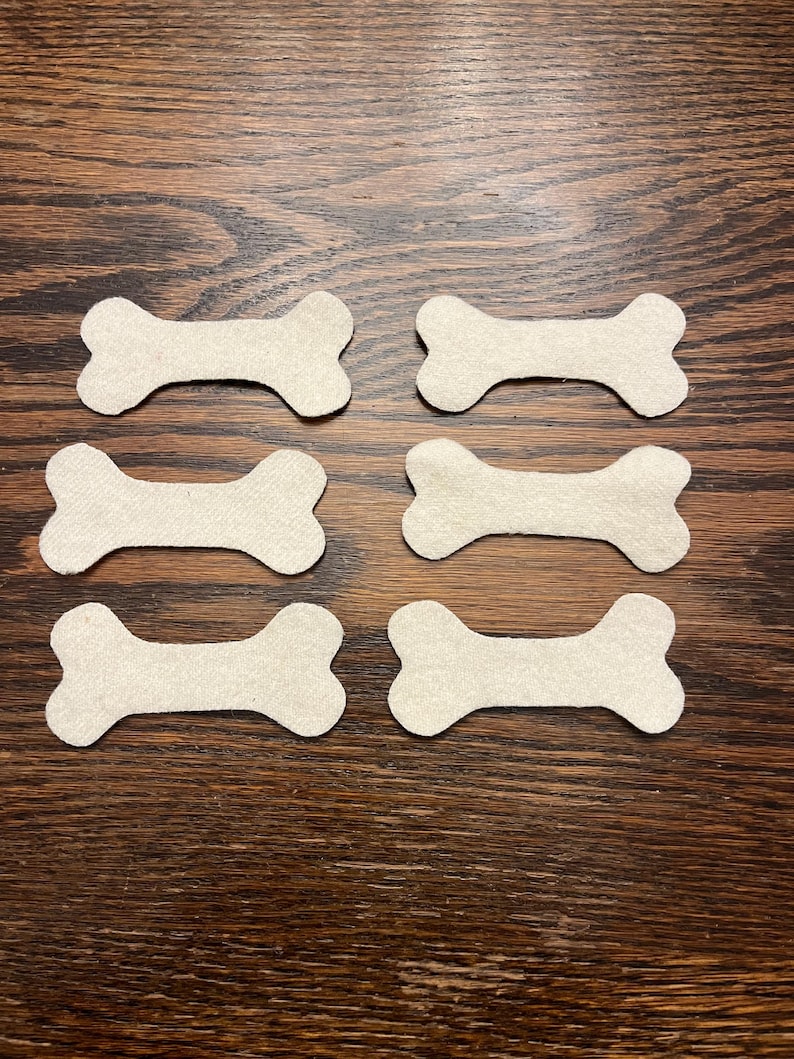 Dog Bones Wool Precuts/prefushed You Choose Color Wool Apliqué ...