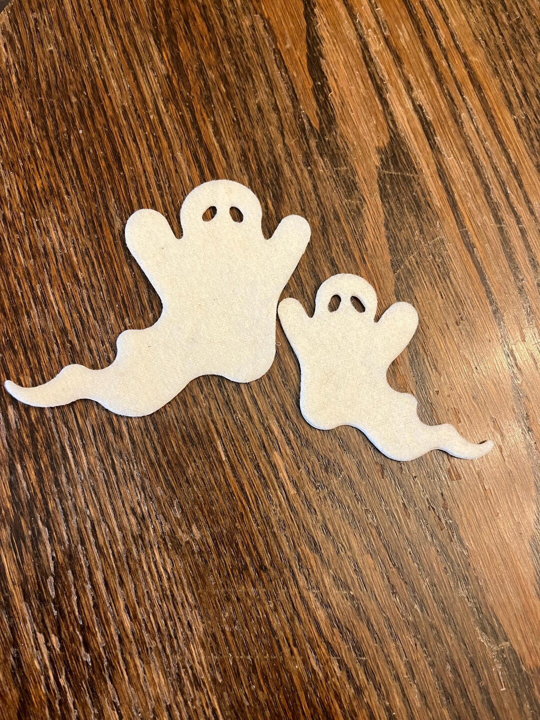 Ghost Wool Precut/ Appliqué /die Cut Outs 2pcs /halloween - Etsy