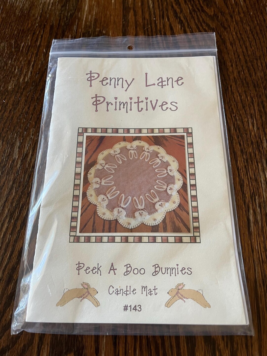 Penny Lane Peek Boo Bunnies Candle Mat Pattern - Etsy