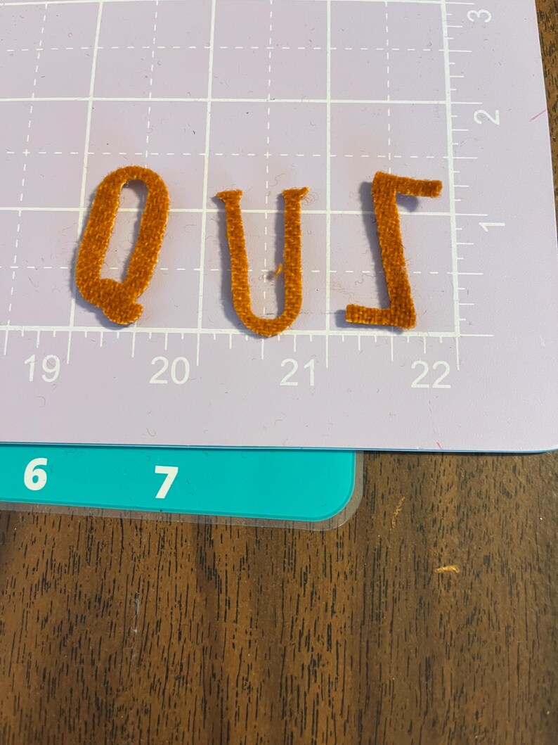 Wool Upper Case Letters You Choose Color and Letter 1 1/4 Inch Crafts ...