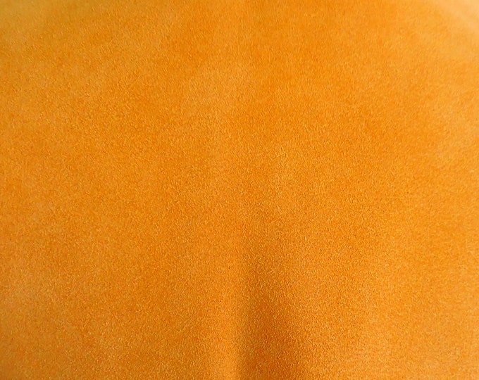 Bulk Gold Suede Leather by the Foot 24 X 22 Cm (9 1/2" X 8 1/2") Split ...