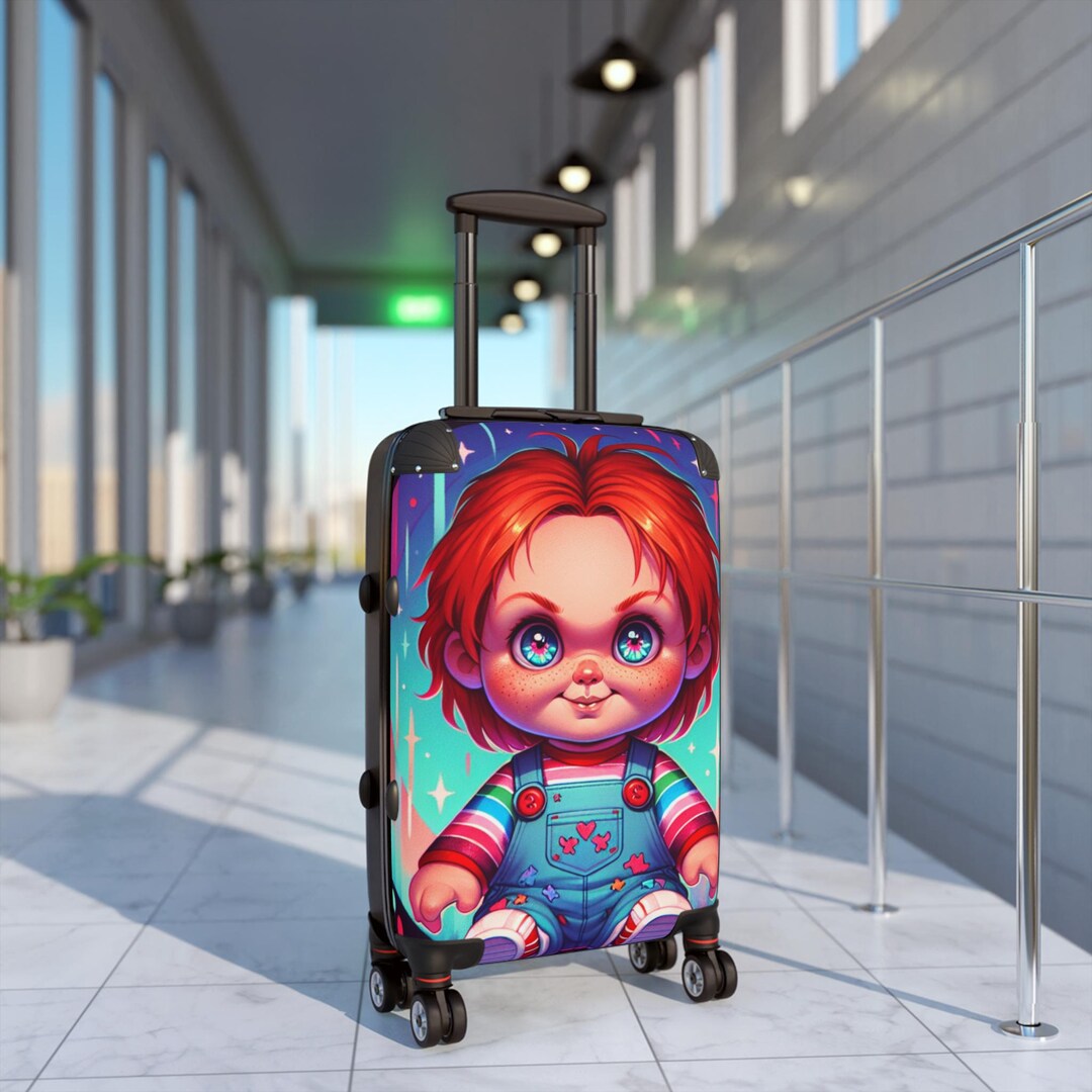 Chucky Design Suitcase, Travel Luggage, Travel Accessories, Vacation ...