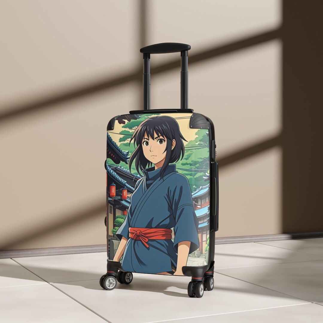 Anime Ninja Girl Suitcase, Cute Kawaii Luggage for Travel, Japanese ...