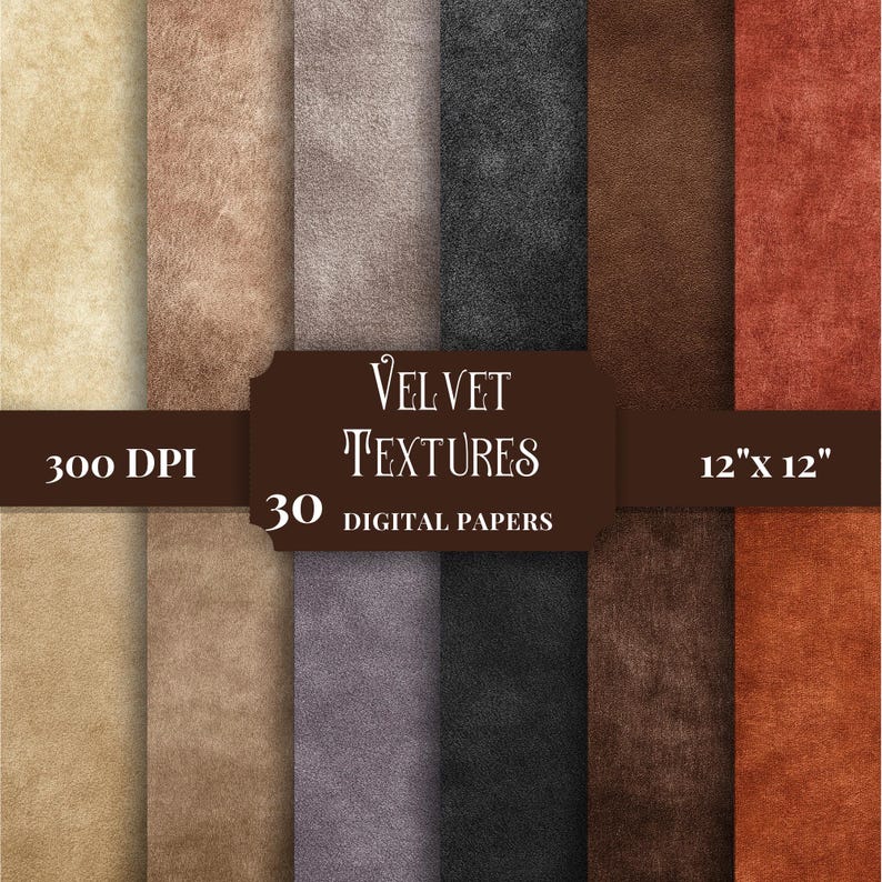 Neutral Toned Velvet Background Digital Paper, Luxurious Textures for ...