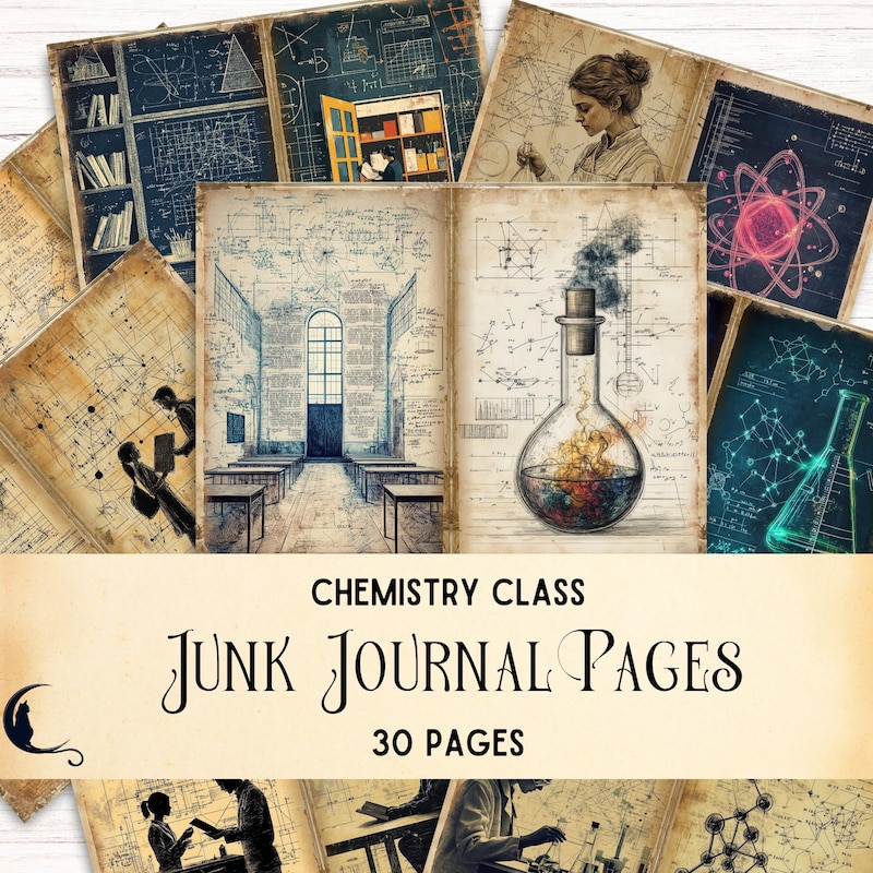 Collage de química - Etsy México