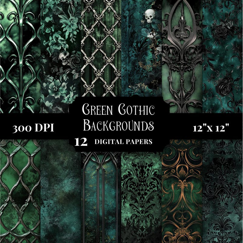 Gothic Wedding Green - Etsy UK
