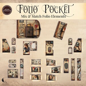 Cold Case Junk Journal Folding Folio Kit, Mystery Case File, Scrapbook ...