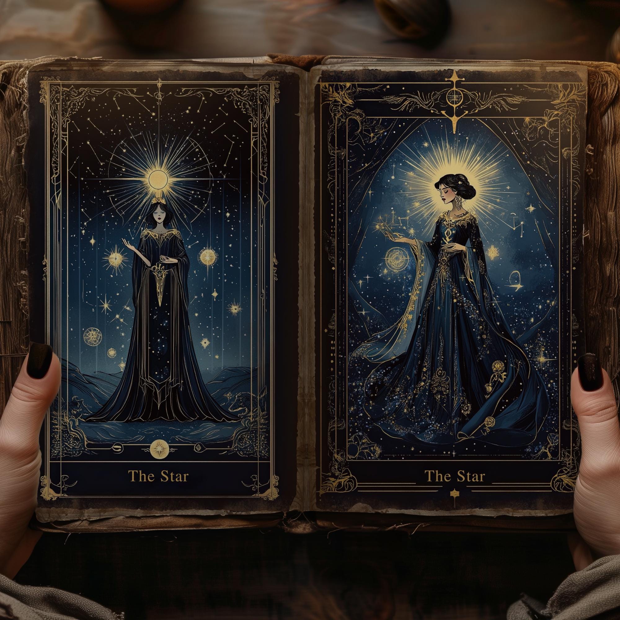 Celestial Tarot Junk Journal, Mystical Ephemera, Vintage Printable ...