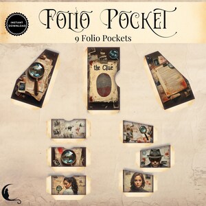 Cold Case Junk Journal Folding Folio Kit, Mystery Case File, Scrapbook ...