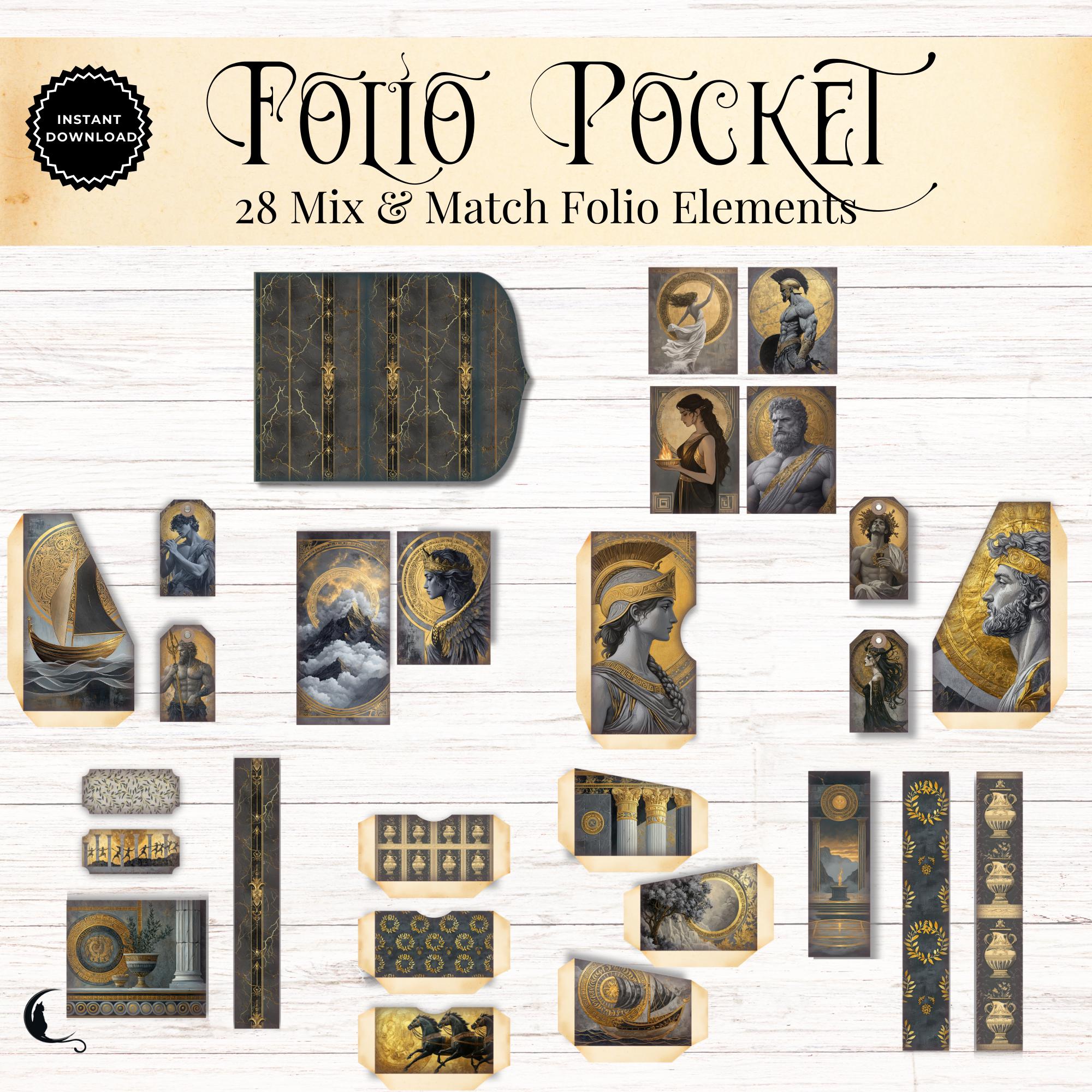 Ancient Greece Junk Journal Folio Kit Digital Greek Ephemera Printable ...