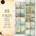 Junk Journal Kits Pond, Pond Water Digital Papers, Koi Fish, Dragonfly ...