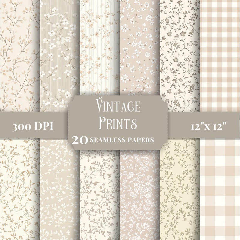 Vintage Seamless Paper - Etsy