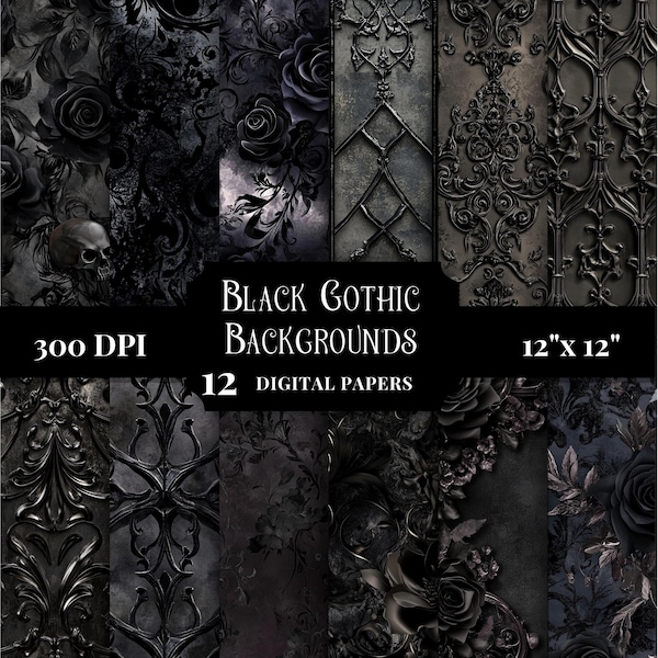 Gothic Paper - Etsy