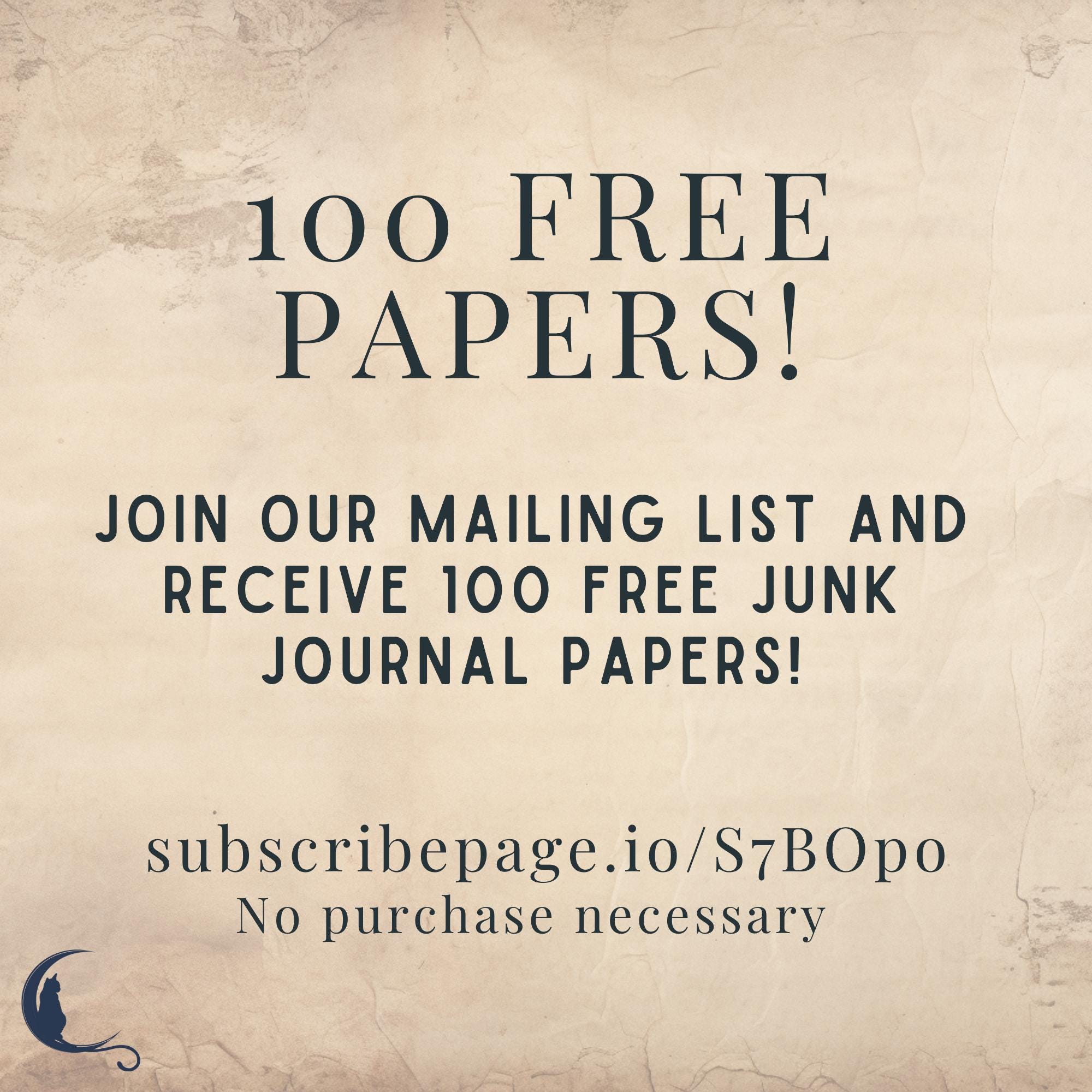 Vintage Autumn Borders Junk Journal Pages, Fall Borders Digital Paper ...