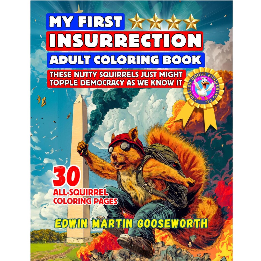 My First Insurrection Adult Coloring Bookdon't Let Political Trauma Get ...