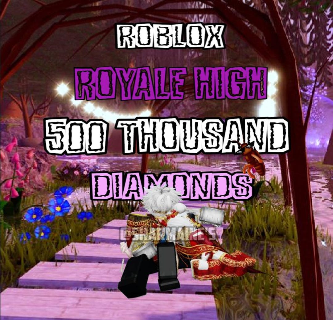 Royale High 500 Thousand Diamonds | Roblox - Etsy