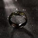 Personalized Tungsten Wedding Ring, Cosmic Galaxy Ring, Wedding Band ...