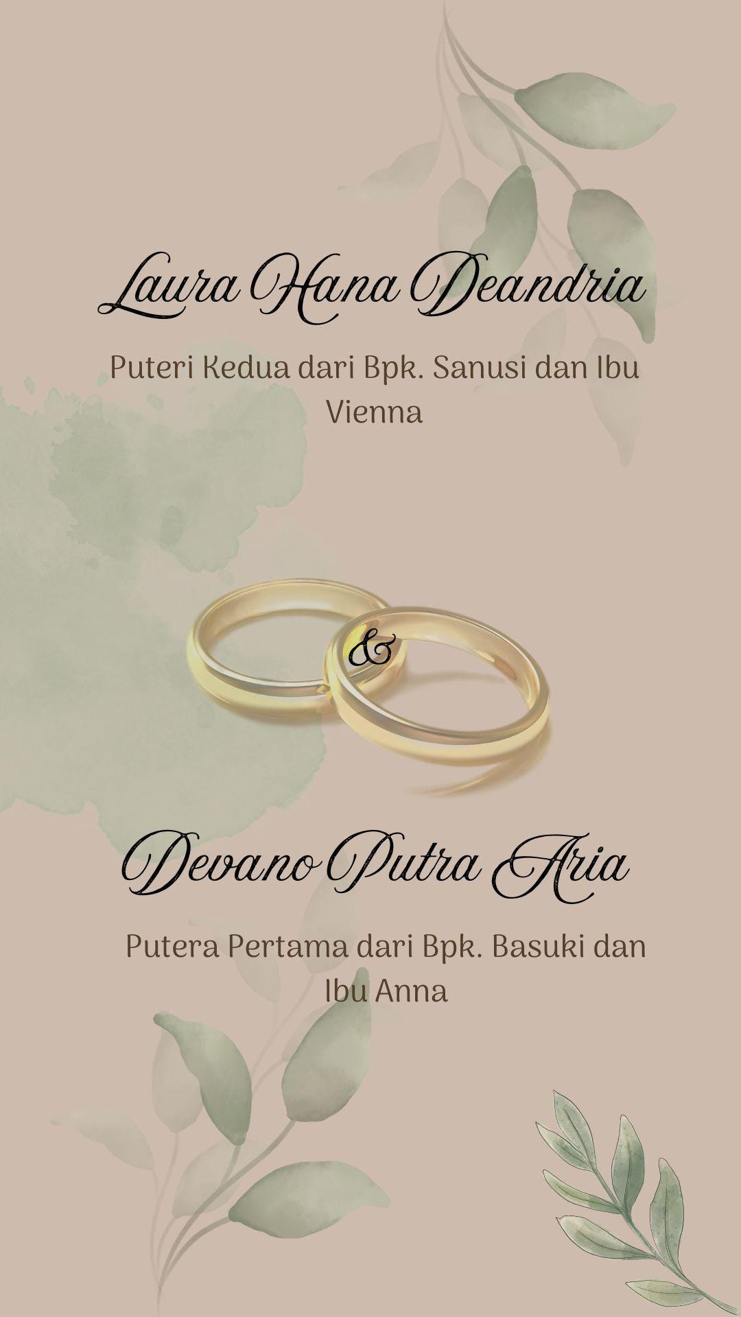 Brown Wedding Invitation - Etsy