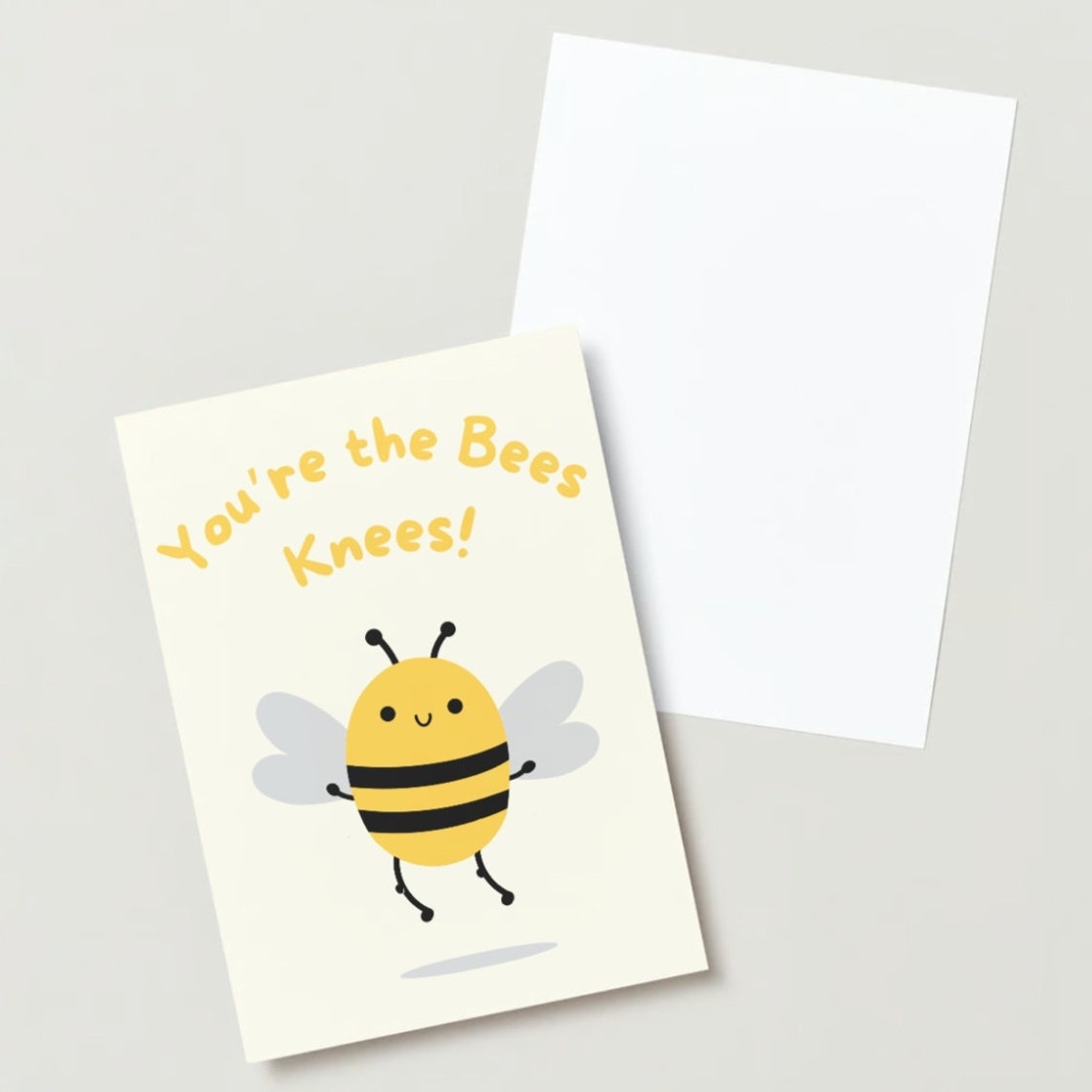 Printable Appreciation Card Youre the Bees Knees Bees Knees Funny Card ...