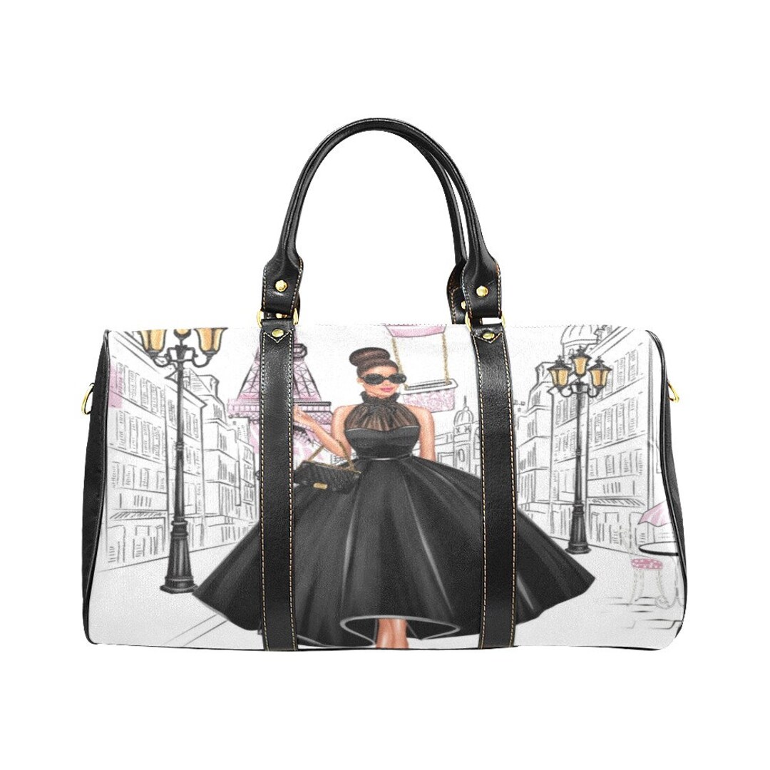 Paris Travel Bag With Carrying Strap - Etsy
