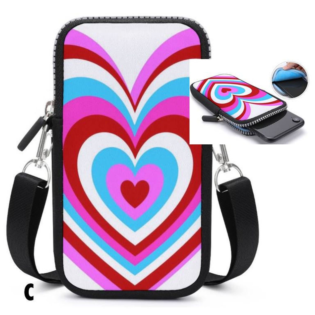 Mobile Phone Cross Body Carrying Pouch - Etsy