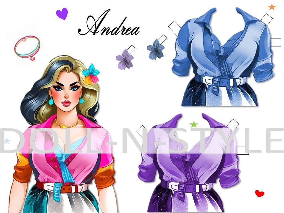Curvy Girls Printable Paper Dolls - Etsy