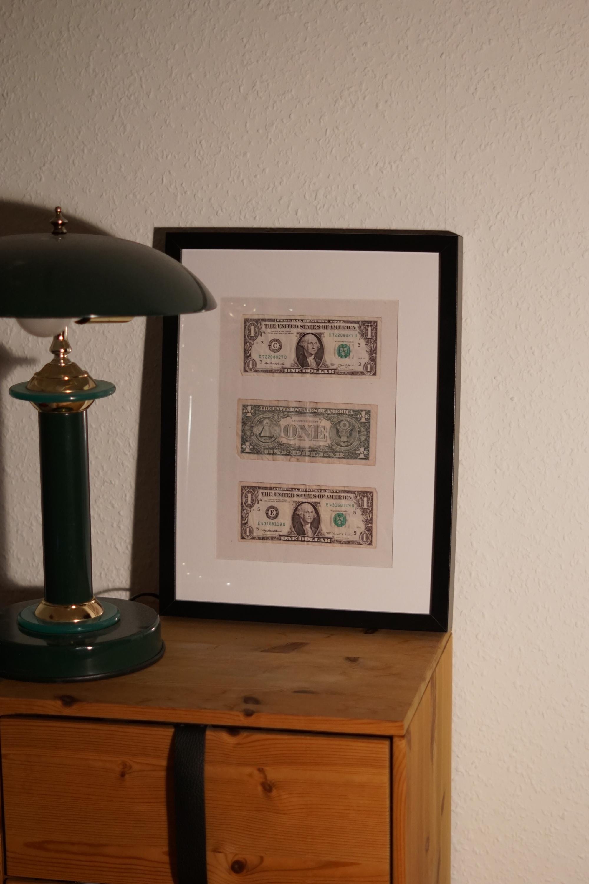 Dollar Bill Poster, USA Money Wall Art, Vintage Dollar Print, Retro USA ...