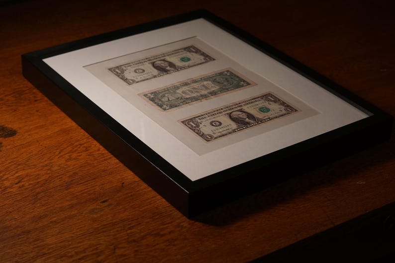 Dollar Bill Poster, USA Money Wall Art, Vintage Dollar Print, Retro USA ...