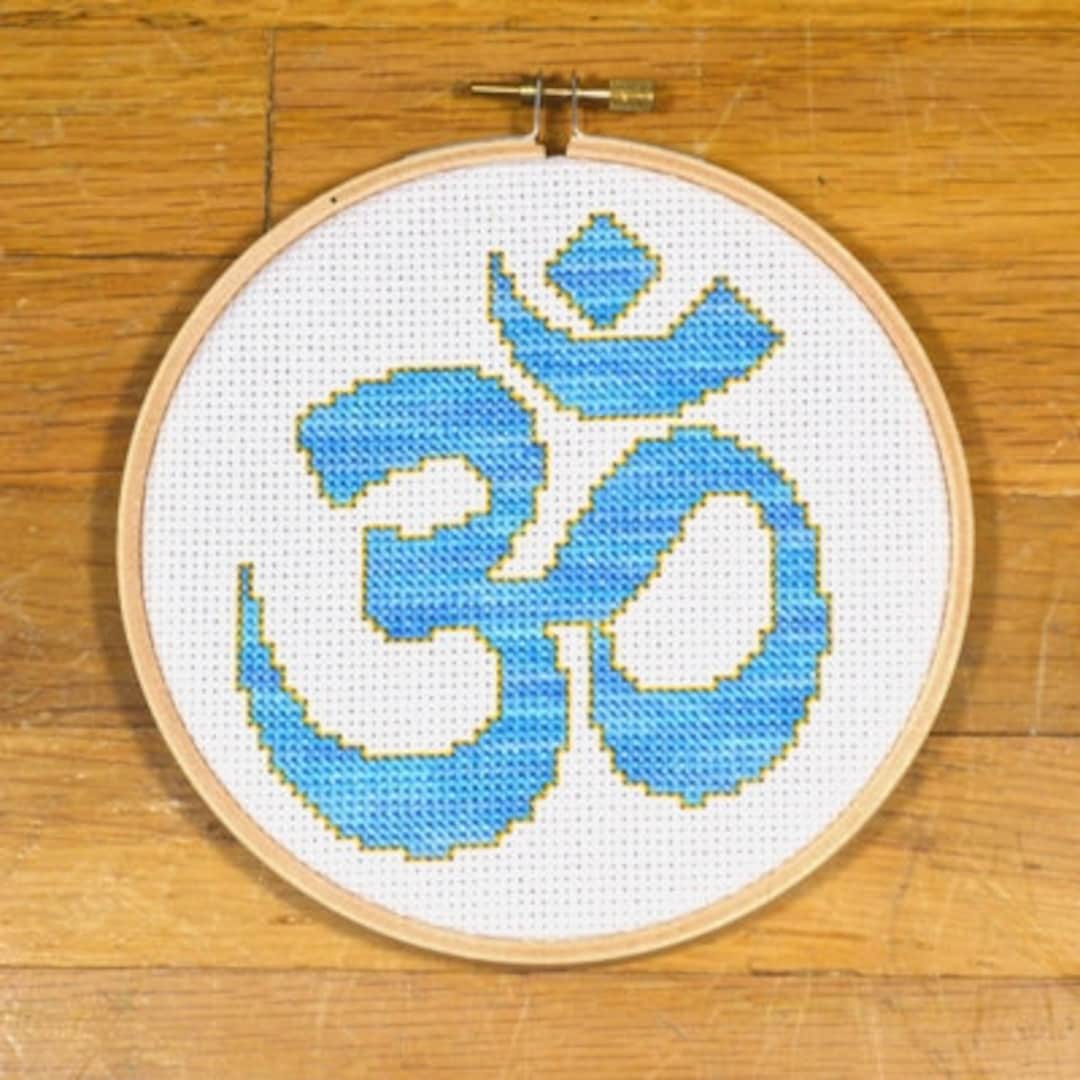 Om Sign - Easy Cross Stitch Pattern, PDF *instant Download* - Etsy