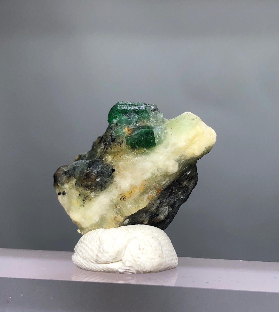 Natural Emerald Crystal Specimen, Natural Green Gemstone Crystal ...