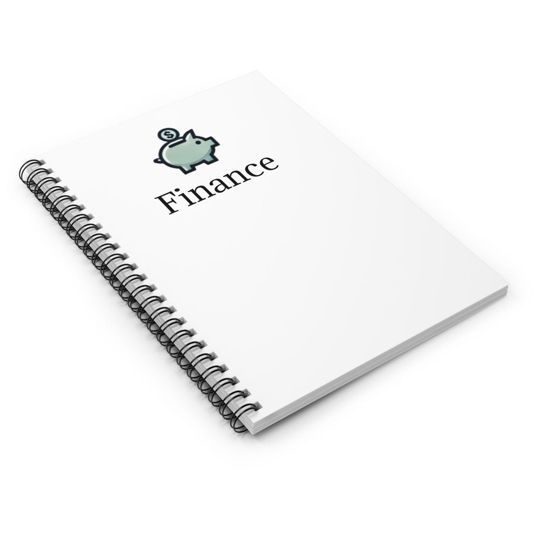 Finance Notebook Piggy Bank Design, Budget Planner, Money Journal ...