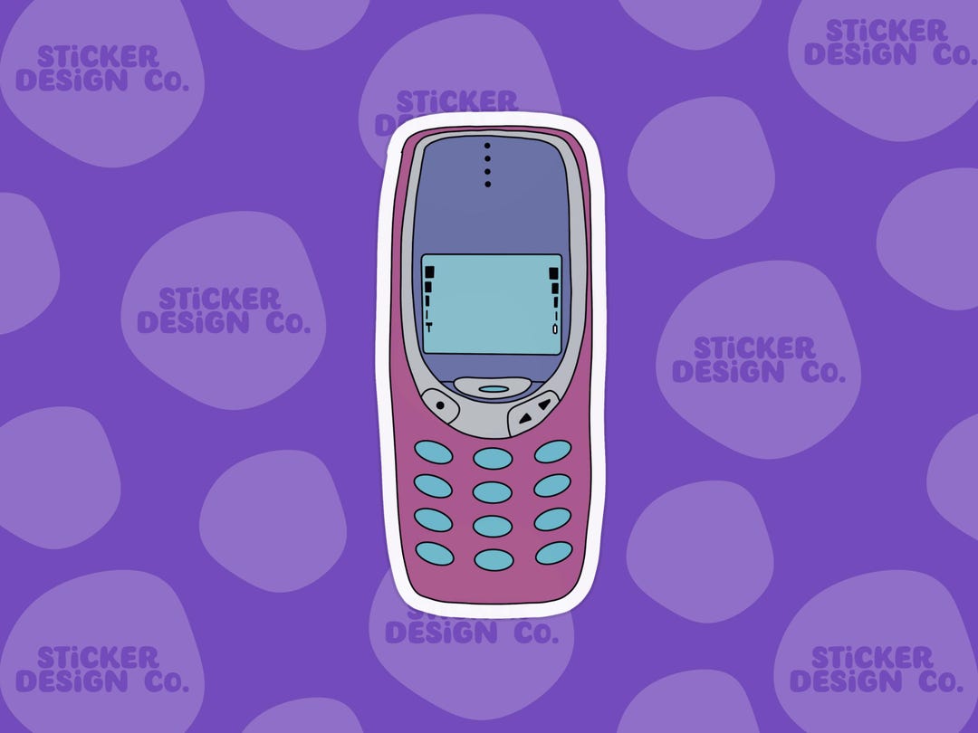 Mobile Phone Sticker for Laptop, Water Bottle, Phone, Vinyl Stickers ...