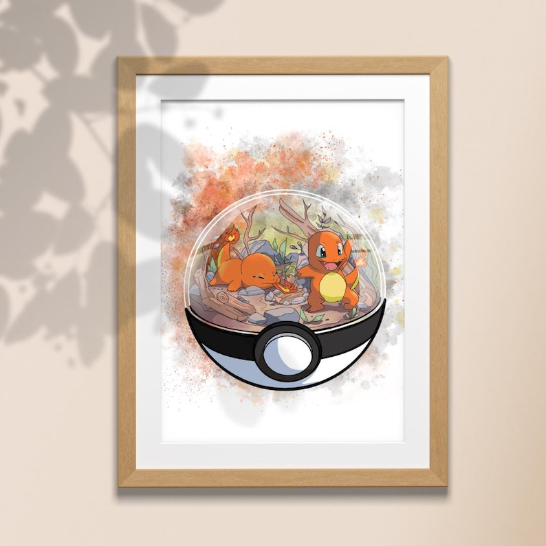 Set of 3 Downloadable Pokemon Print Posters, Cute Wall Art Decoration ...