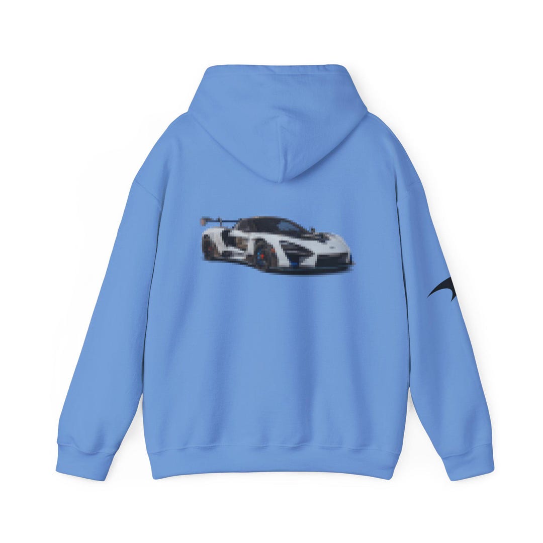 Pixelated Mclaren Hoodie, Racing Car Sweatshirt, Automotive Hoodie ...