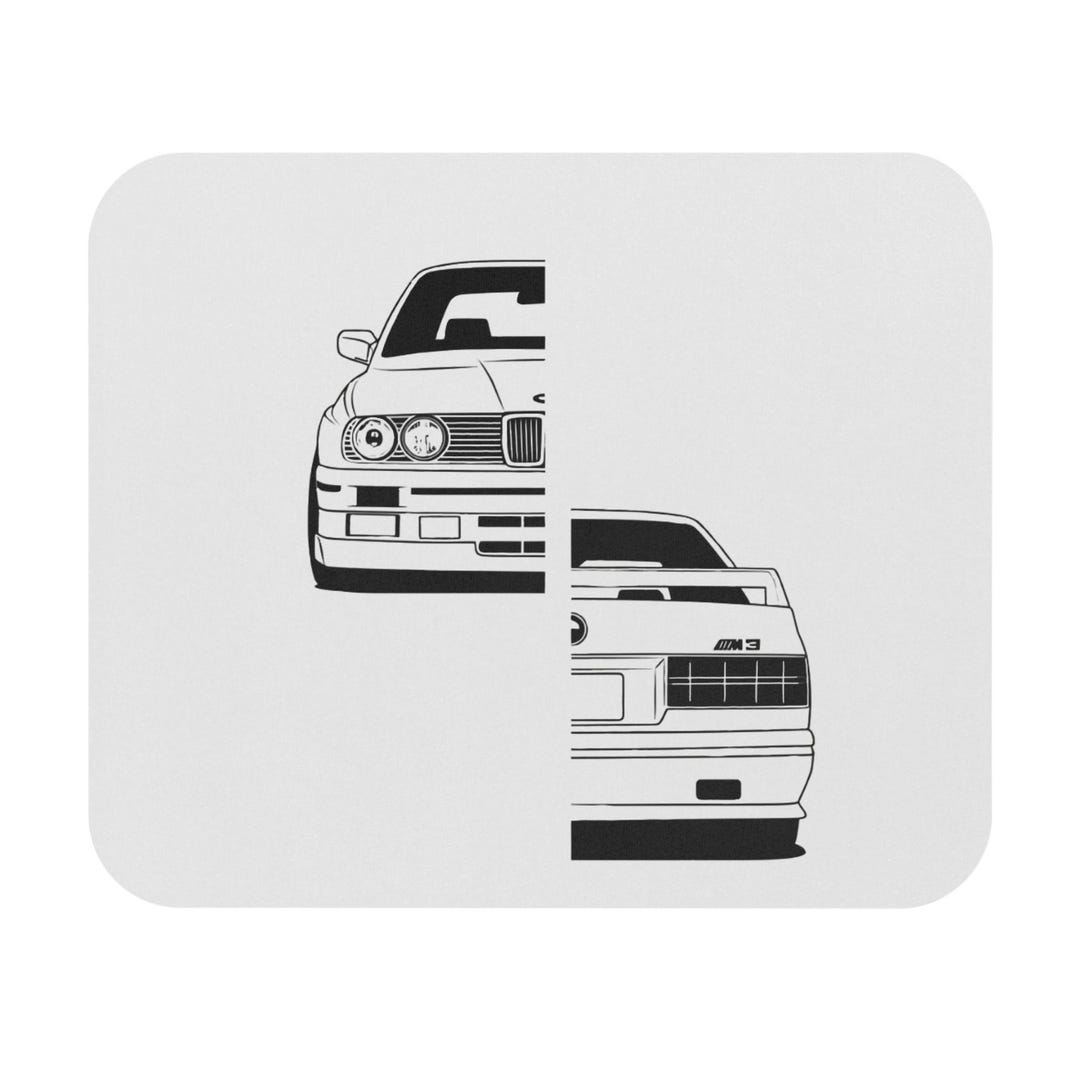 Car Enthusiast Mouse Pad, BMW Rectangle Mousepad, Automotive Office ...