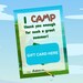 Camp Counselor Thank You Card, Printable Gift for Camp Counselor ...