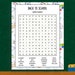 Back to School Word Search Puzzle, Back to School Printable Game, First ...