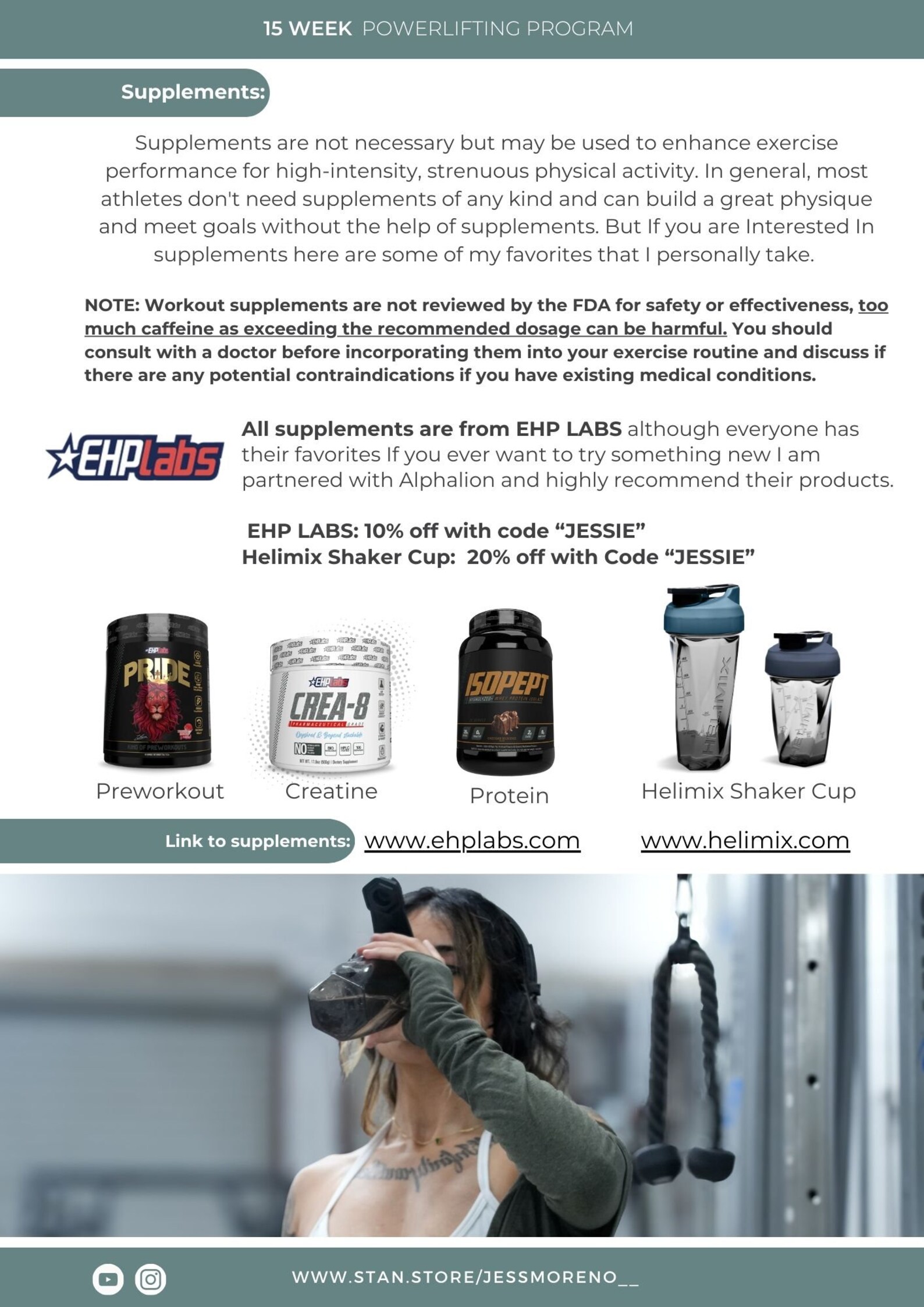 15-week Powerlifting Program - Etsy