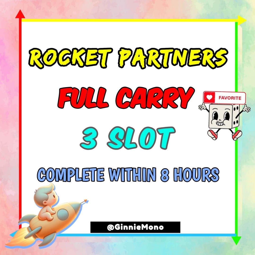 3 Slot Mono Go Rocket Partners Partners Event Full Carry - Etsy