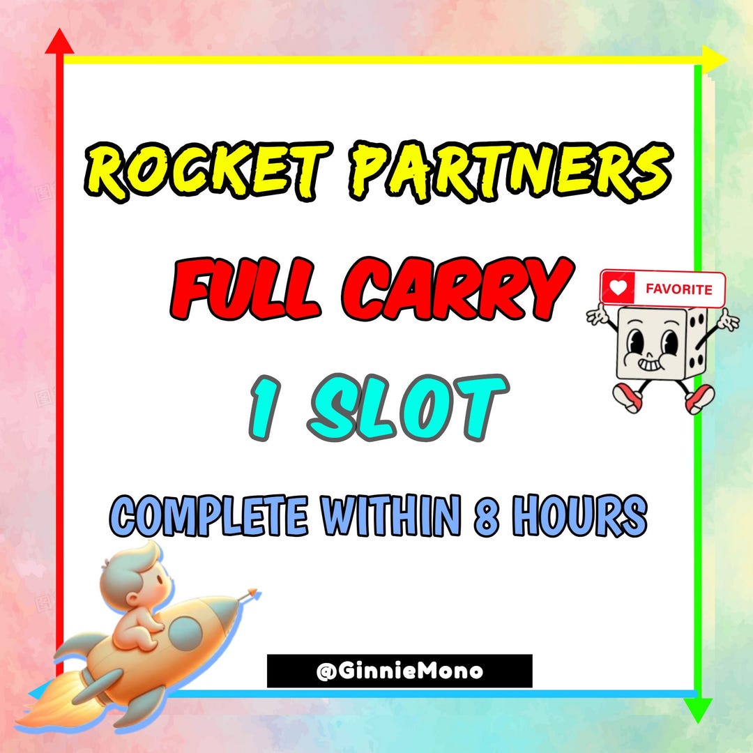 1 Slot Mono Go Rocket Partners Partners Event Full Carry - Etsy