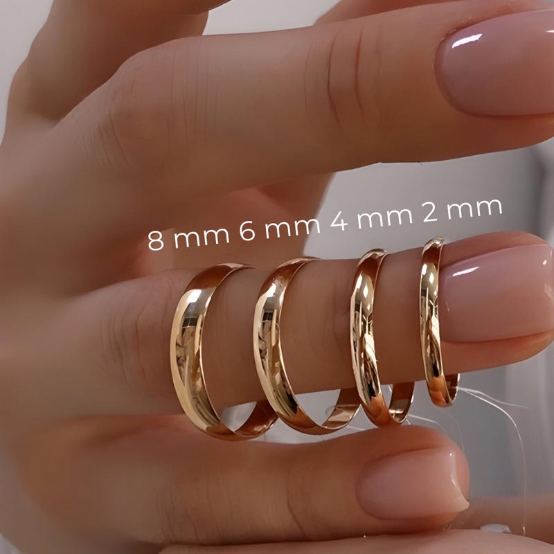 4mm Wedding Band - Etsy