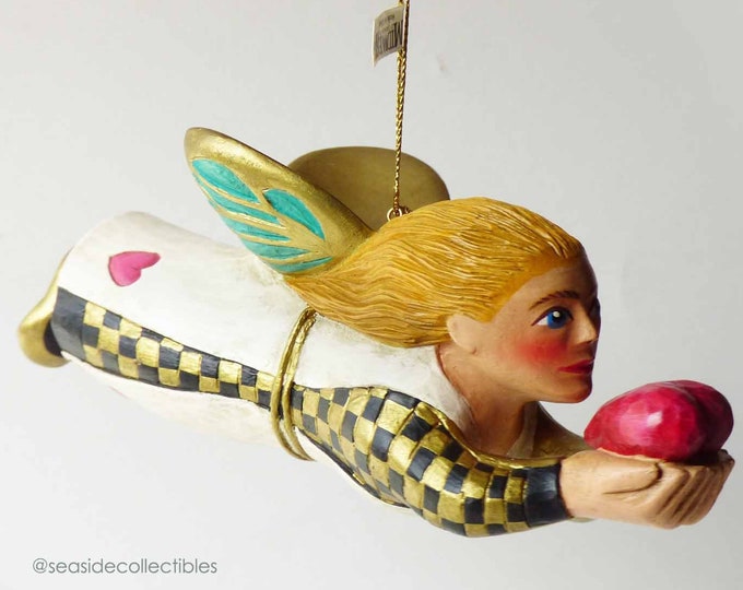 Leo R Smith Limited Edition Flying Angel Carrying Heart Ornament ...