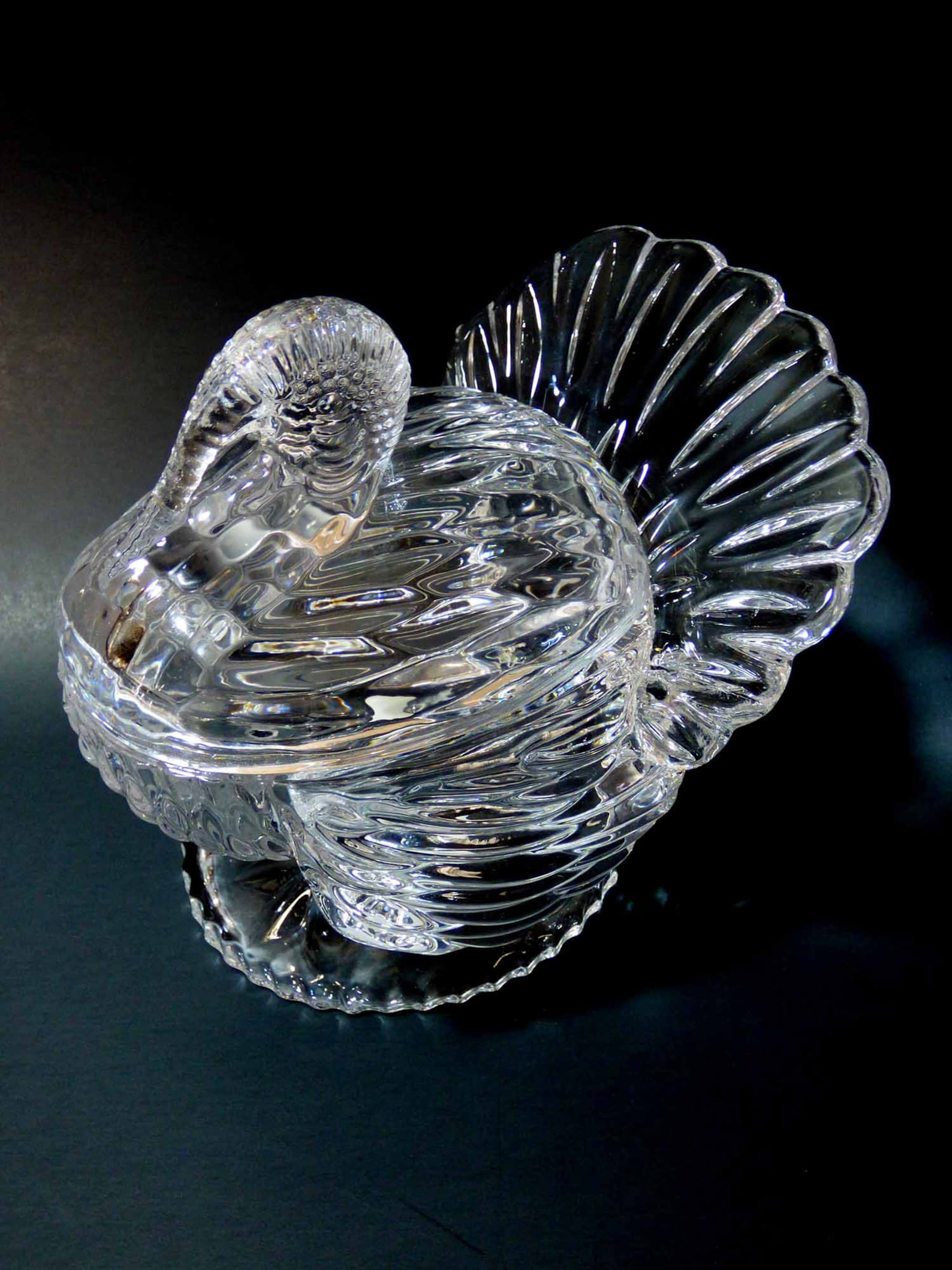 Large Crystal Turkey Shannon Crystal Designs of Ireland Turkey - Etsy