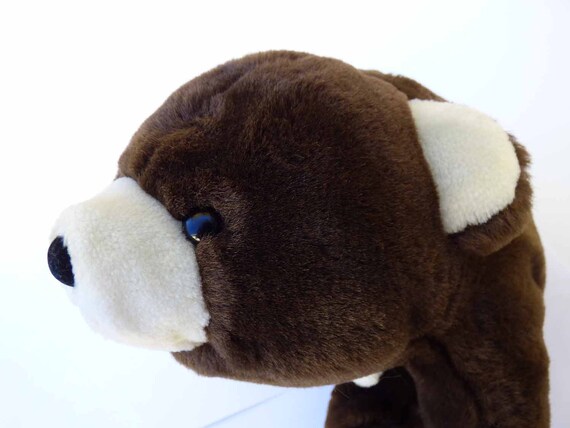 Snuffles Dark Brown 1980 Plush Vintage Teddy Bear Gund Stuffed - Etsy