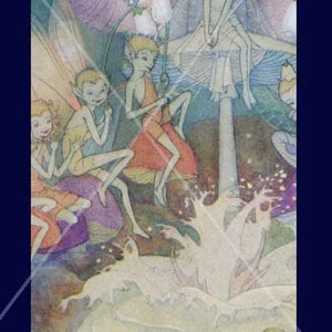 Dorothy Lathrop 1931 the FAIRY CIRCUS Fairy Diving While Riding a Frog ...