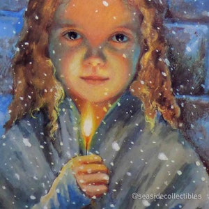 The Little Match Girl A Christmas Story by HC Andersen Illustrated by ...