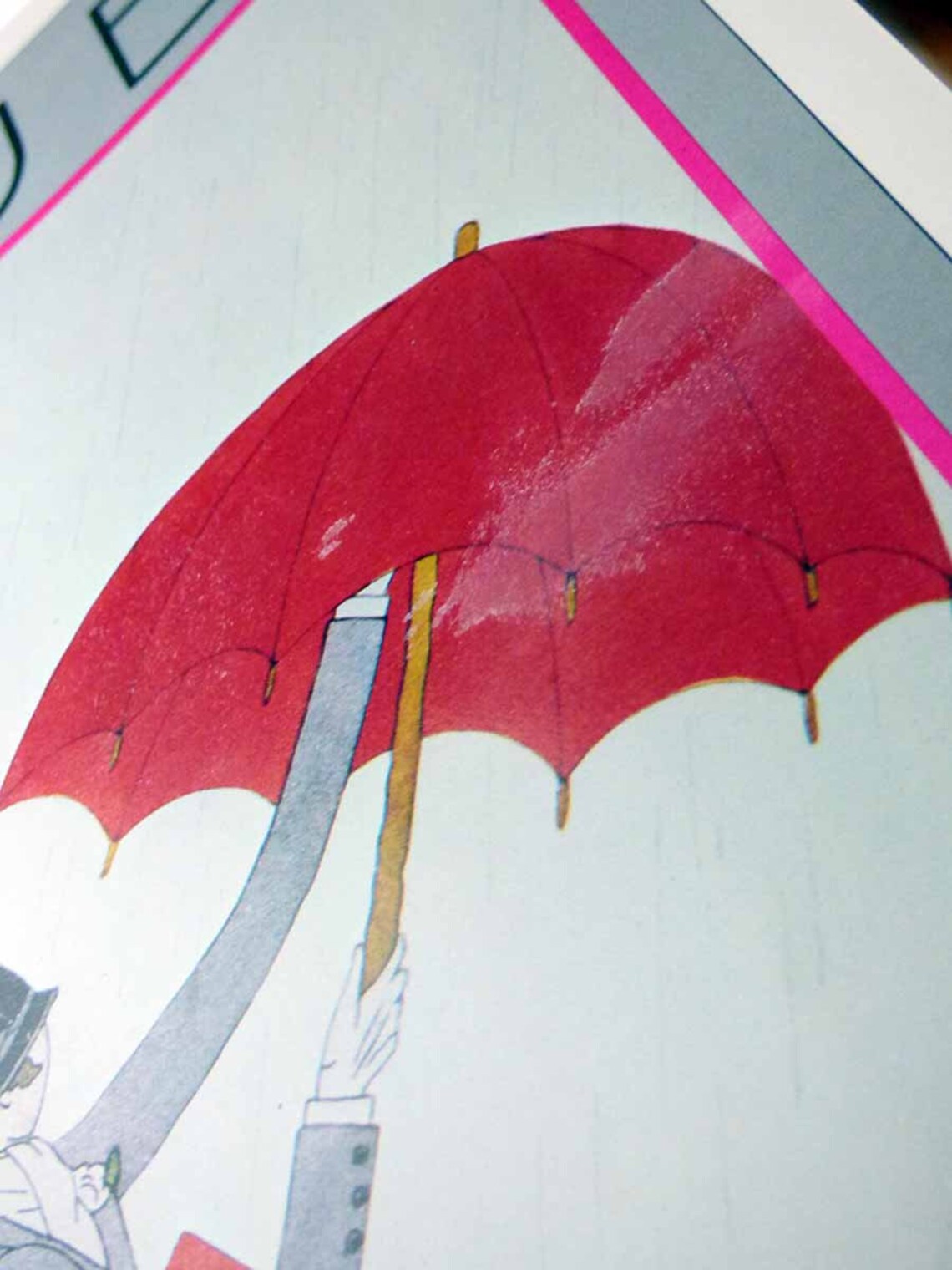 Rain Day VOGUE Magazine Cover POSTER New York Fashions May - Etsy