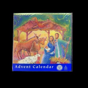 Vintage Advent Calendar Born on Christmas Morning Celebrate Each Day ...